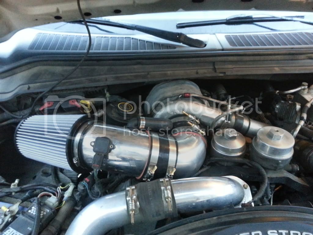 6.4 single turbo intake setup | PowerStrokeArmy