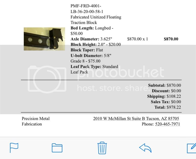 PMF Floating Traction Blocks. | PowerStrokeArmy